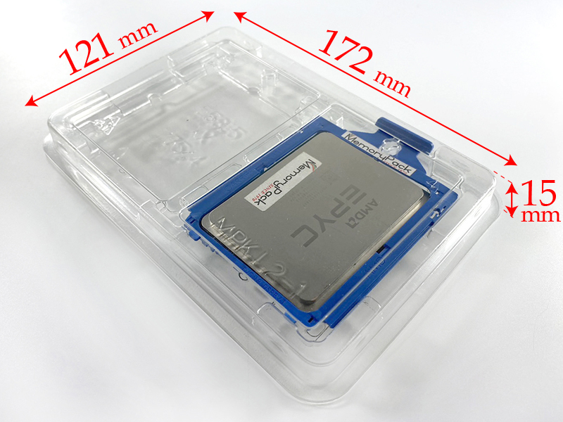 intel amd cpu processor esd container packaging antistatic conductive