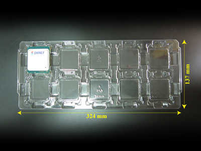 2015006 intel E5 cpu tray packaging plastic clamshell box MPK