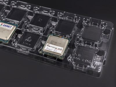 2015006 intel E5 cpu tray packaging plastic clamshell box MPK