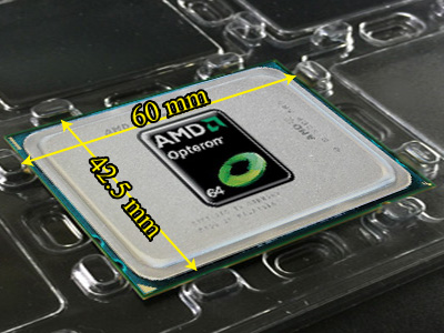 2015029 cpu tray packaging clamshell plastic box AMD G34 LGA1944 ...