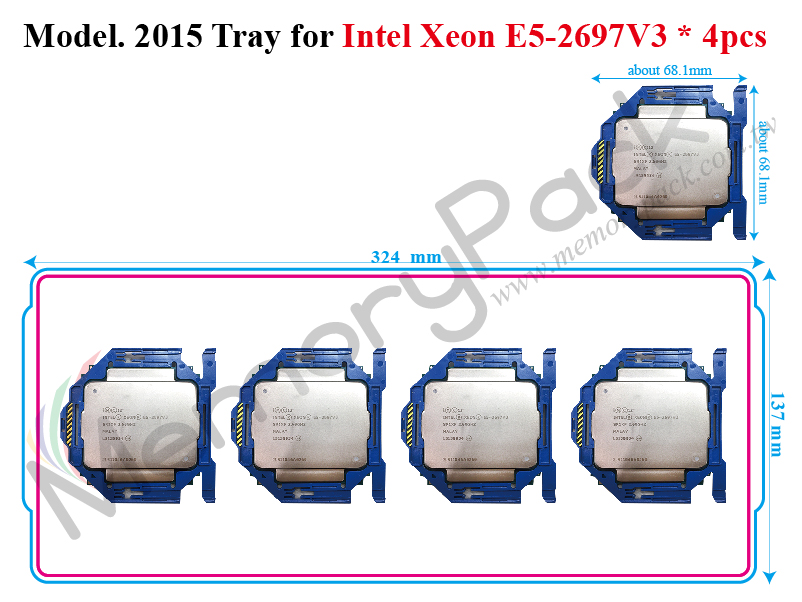 2015-E5V3 HP Intel E5 V3 sled smart socket cover plate CPU tray mpk