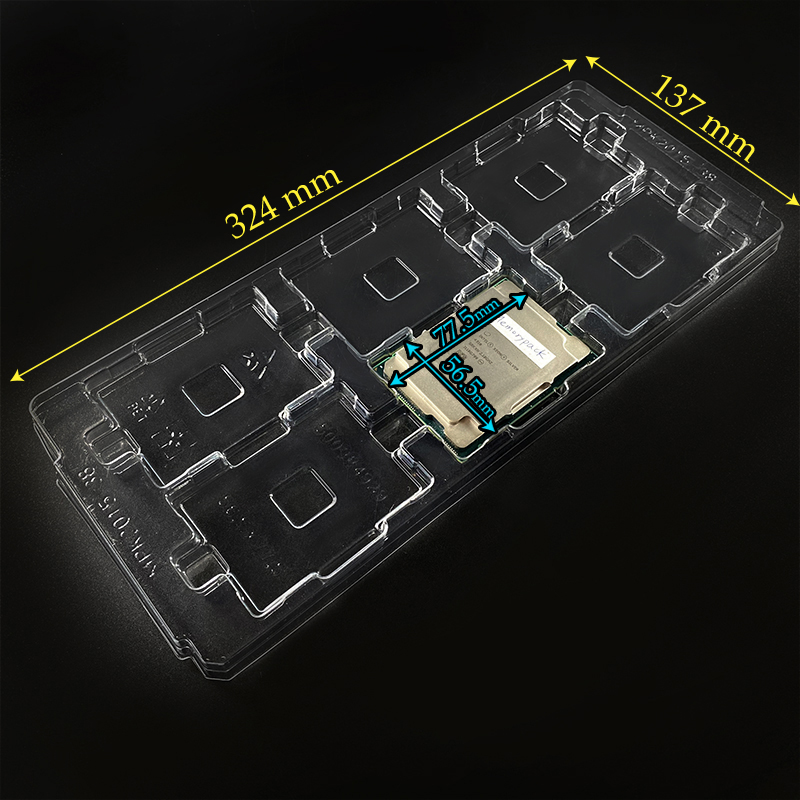 77.5x56.5 cpu tray Intel Ice Lake Xeon 77.5mm x 56.5mm LGA4189 ...