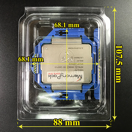 intel amd cpu processor esd blister plastic clamshell box packaging ...