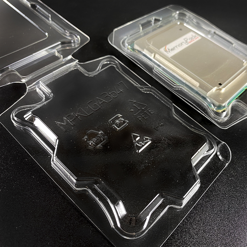 76x56.5mm CPU MPKLGA3647 cpu packaging plastic box