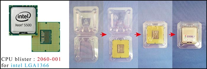 2060-001 cpu plastic box clamshell intel LGA 1366 memorypack