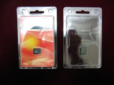 oem micro sd memory card case box package blister clamshell tray 1915