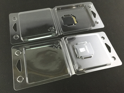 memory card package blister clamshell plastic 1954-1