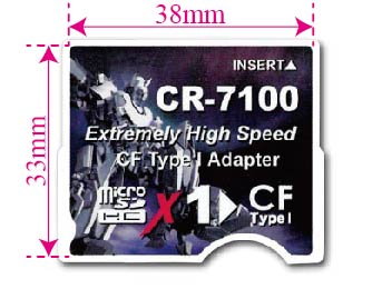 Memory card microSD SD CF capacity label sticker memorypack MPK