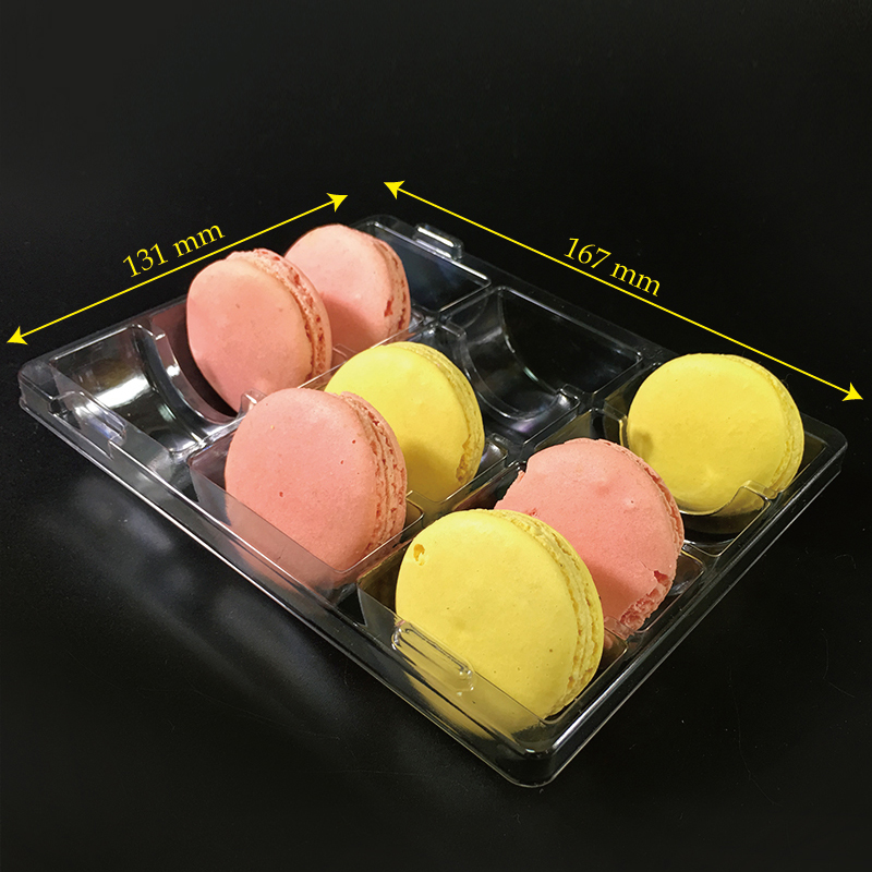 Macaroon packaging Macaron plastic box clamshell