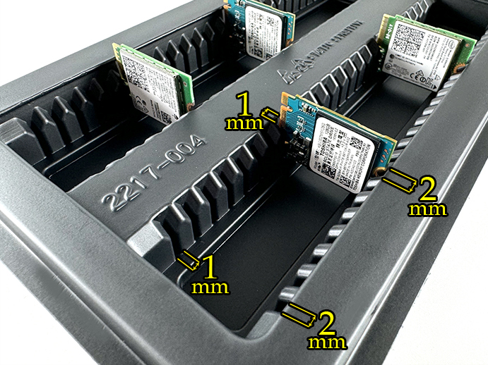 MPK2217-004 2230 M2 SSD plastic box packaging memorypack