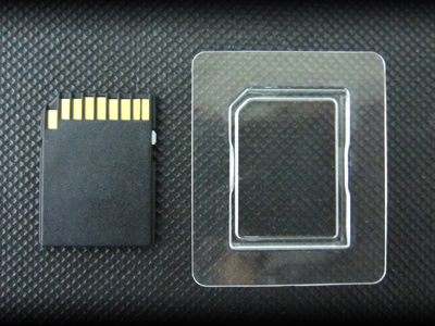 memorypack 2053-01S memory card packaging micro sd plastic clamshell box