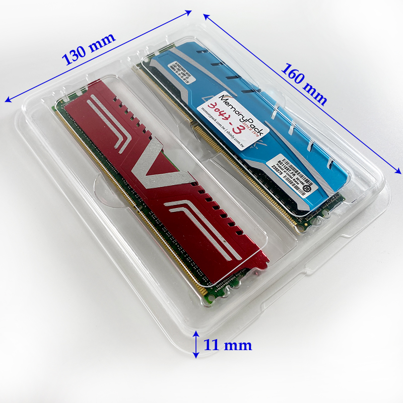 MPK3043-3 memory ddr ram module long dimm plastic box packaging memorypack