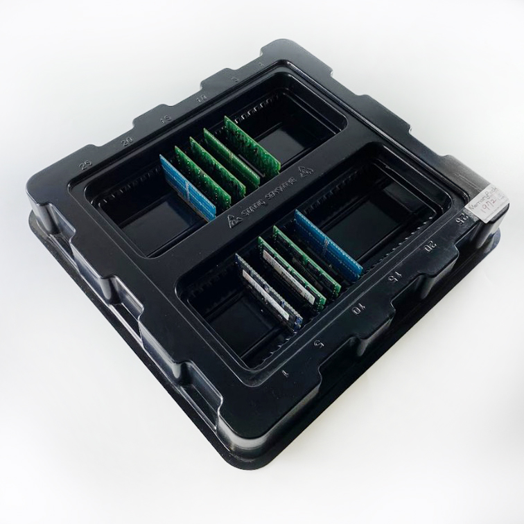 1972 memory ram module ddr esd packaging plastic box tray