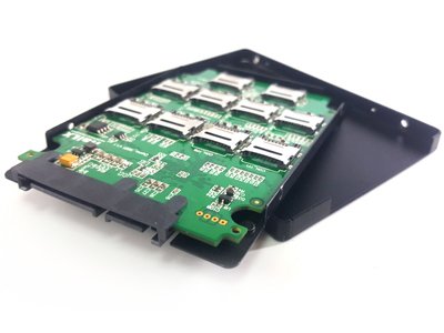 screwless slim sata ssd enclosure housing case bracket