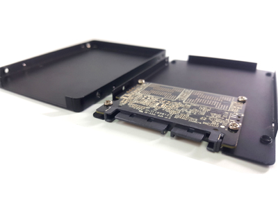 screwless slim sata ssd enclosure housing case bracket