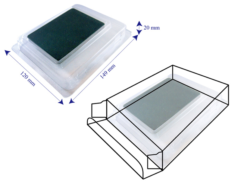 2119-001 SSD HDD solid state disk drive esd plastic clamshell box ...