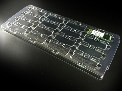 2015-017 16ct2260m2 ngff ssd packaging tray clamshell plastic box 2260m2