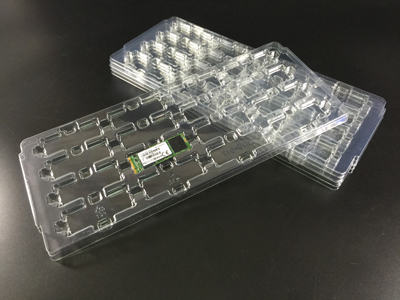 2015-017 16ct2260m2 ngff ssd packaging tray clamshell plastic box 2260m2