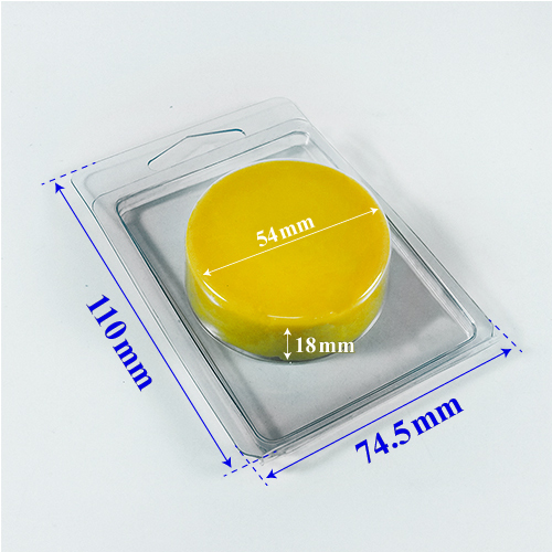 MPKWAXR01LY MPK Soap Making Supplies round cavity clamshell mold mould ...