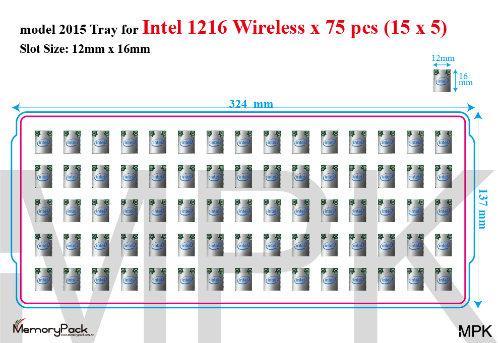 MPK Wireless wifi module tray packaging