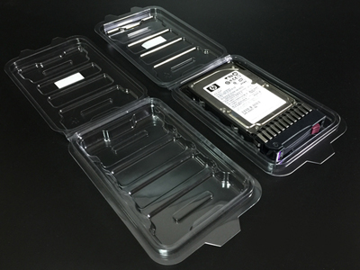 HP SAS dh036abaa5 hdd clamshell packaging hard disk drive plastic box 2006