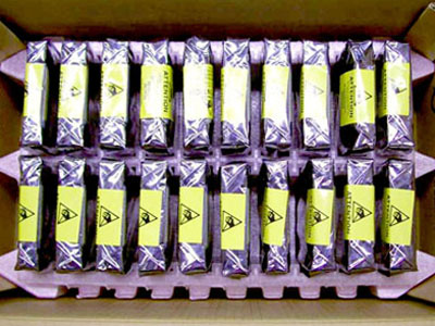 20-count hdd hard drive foam packaging shipping box container