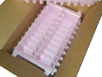 20-count hdd hard drive foam packaging shipping box container