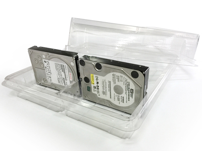 MPK2129 3.5" HDD packaging hard disk drive plastic box clamshell