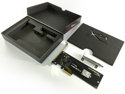 Kingston HyperX Predator PCIe SSD packaging clamshell box