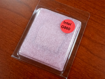 CPU foam plastic blister clamshell esd box memorypack mpk