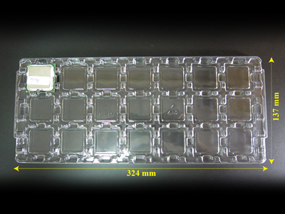 2015001 cpu tray packaging clamshell plastic box Intel LGA 775 LGA 1156