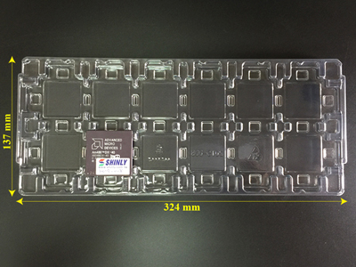 2015008 AMD486 cpu packaging tray clamshell esd