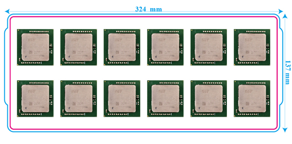2015009 Intel socket 604 Xeon cpu packaging tray clamshell esd 2015009