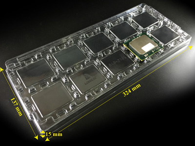 2015010 Intel E7 cpu tray packaging clamshell plastic box