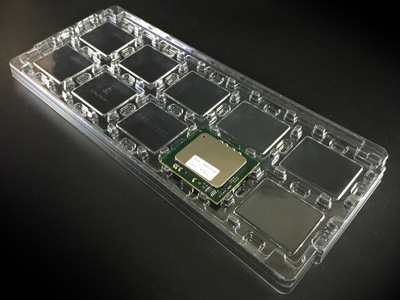 2015010 Intel E7 cpu tray packaging clamshell plastic box