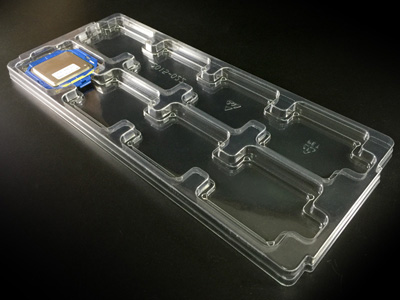 2015022 E5 CPU tray packaging clamshell plastic box