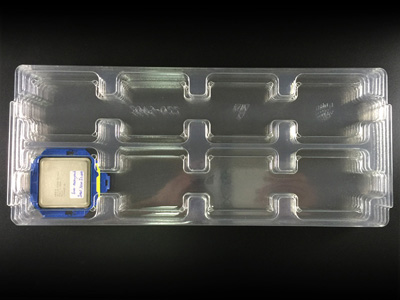 2015022 E5 CPU tray packaging clamshell plastic box