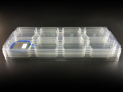 2015022 E5 CPU tray packaging clamshell plastic box