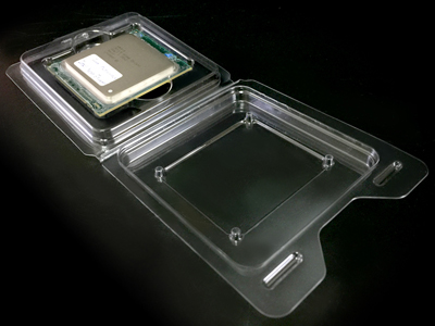 intel E5 cpu packaging plastic box clamshell