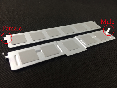 intel FB dimmheatsink heat sink heat spreader dram memory module ...