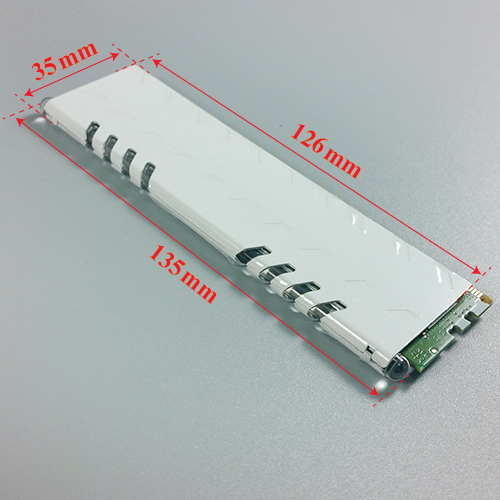 AD17 White DDR4 long dimm heatsinks heat spreader