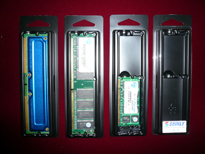 dram memory module box package plastic blister clamshell tray ddr3 ddr2 ...