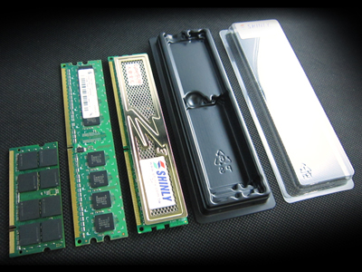 dram memory module plastic box esd package blister clamshell tray ddr3 ...