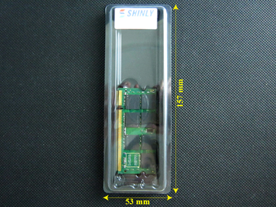 dram memory module plastic box esd package blister clamshell tray ddr3 ...