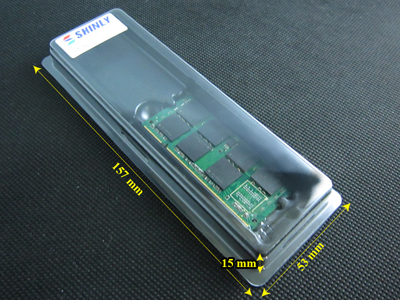 dram memory module plastic box esd package blister clamshell tray ddr3 ...