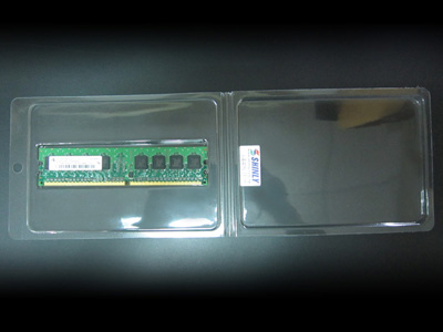 ddr plastic box packaging ram memory clamshell 1853