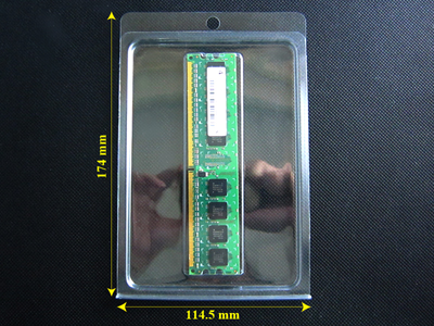 ddr plastic box packaging ram memory clamshell 1853