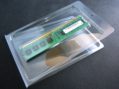 ddr plastic box packaging ram memory clamshell 1853