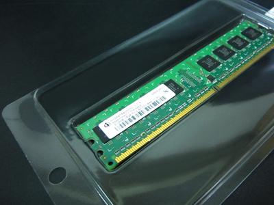 ddr plastic box packaging ram memory clamshell 1853