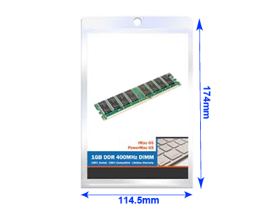 ddr plastic box packaging ram memory clamshell 1853